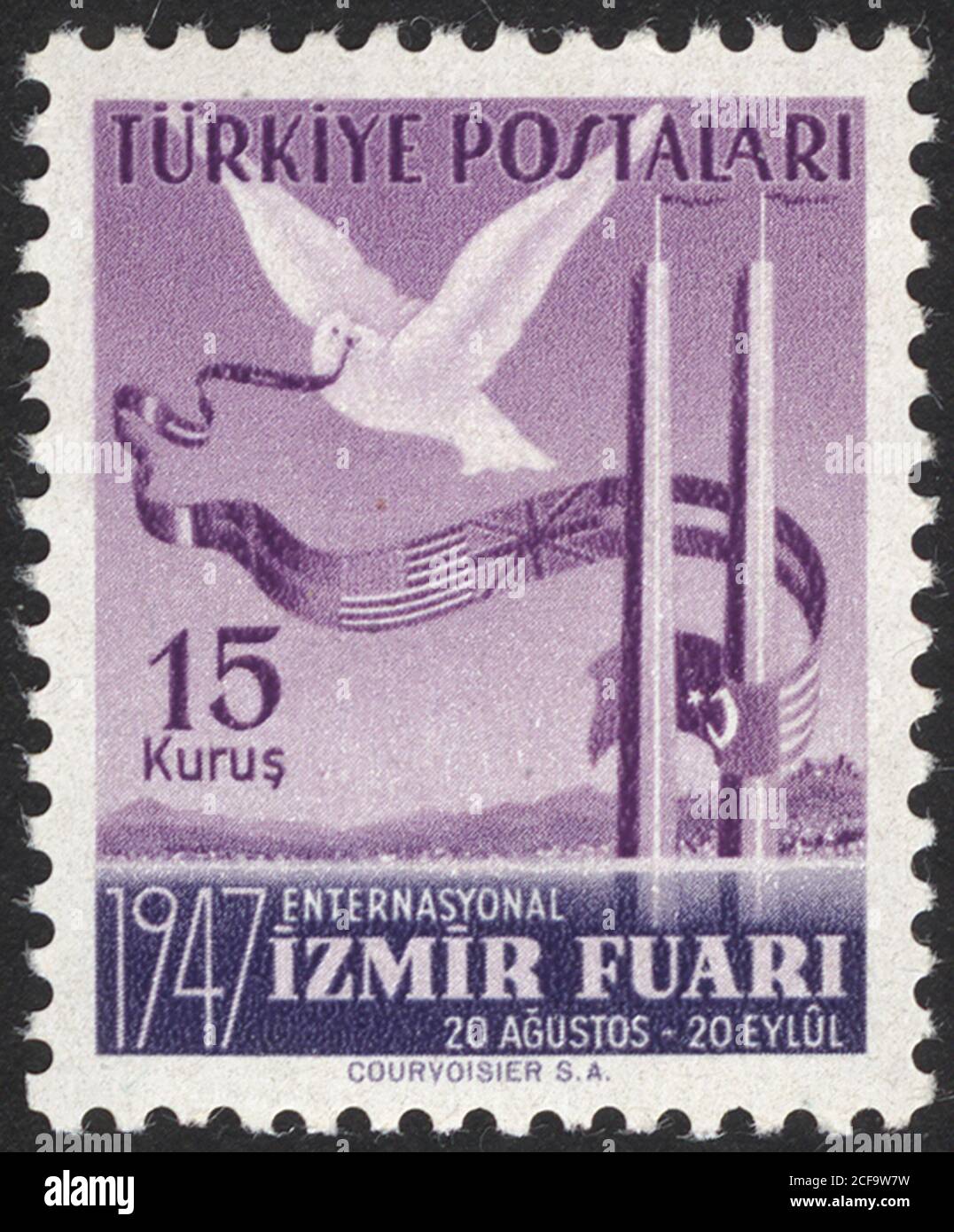 Republic of Turkey. Republic of Turkey postage stamp. Republic of ...