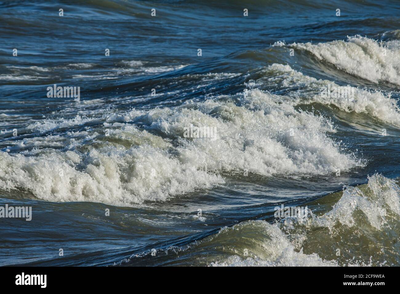 white cap waves on lake Ontario Stock Photo - Alamy