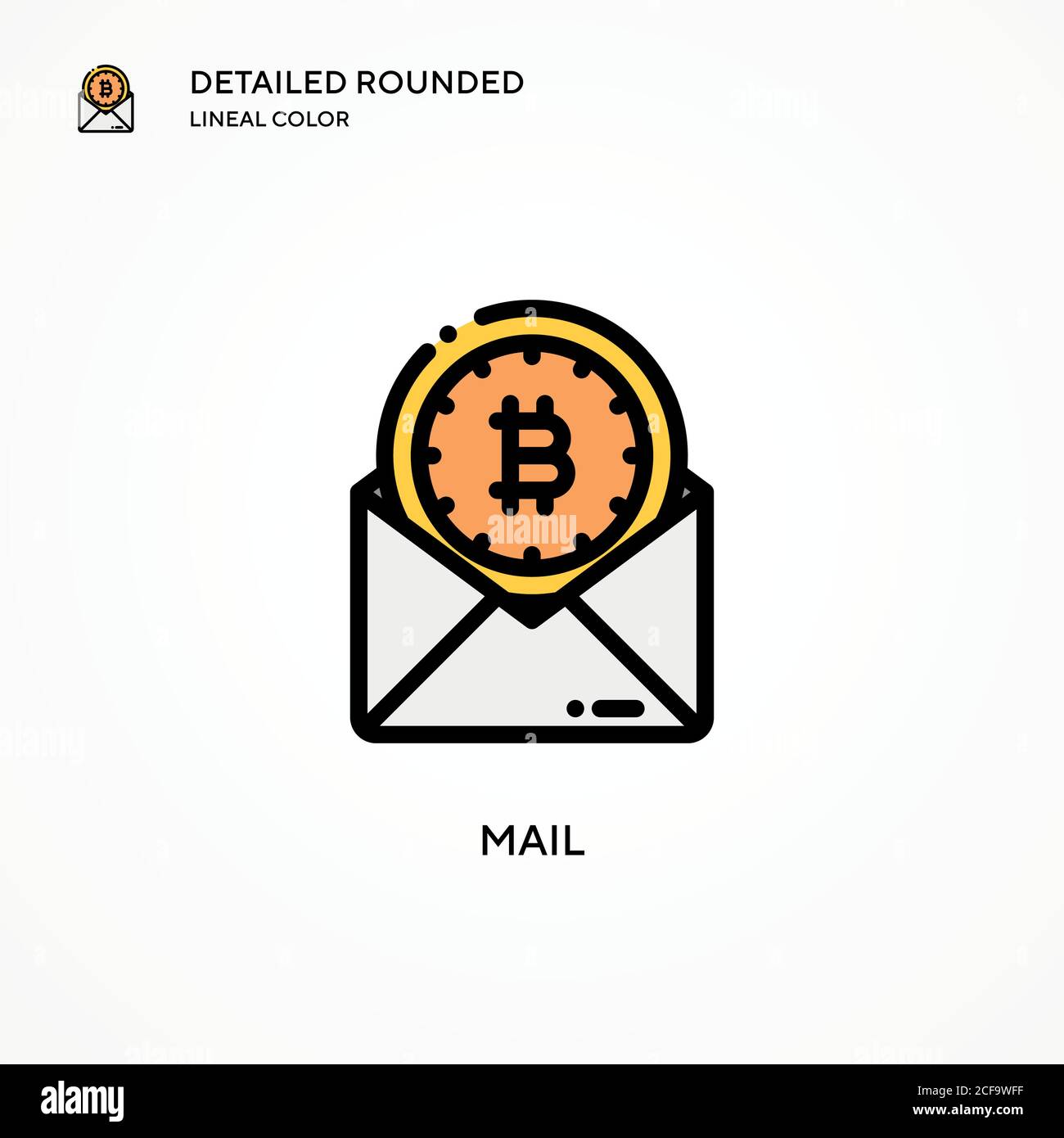 Mail vector icon. Modern vector illustration concepts. Easy to edit and ...
