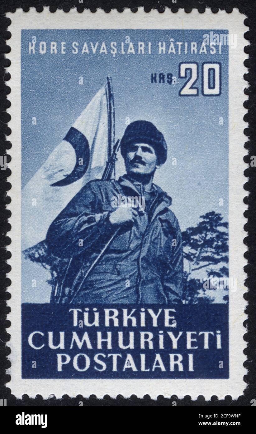 Republic of Turkey. Republic of Turkey postage stamp. Republic of ...