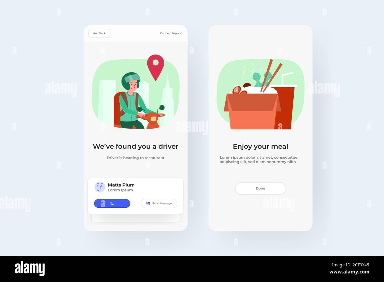 Online Grocery Order Stock Vector Images - Alamy