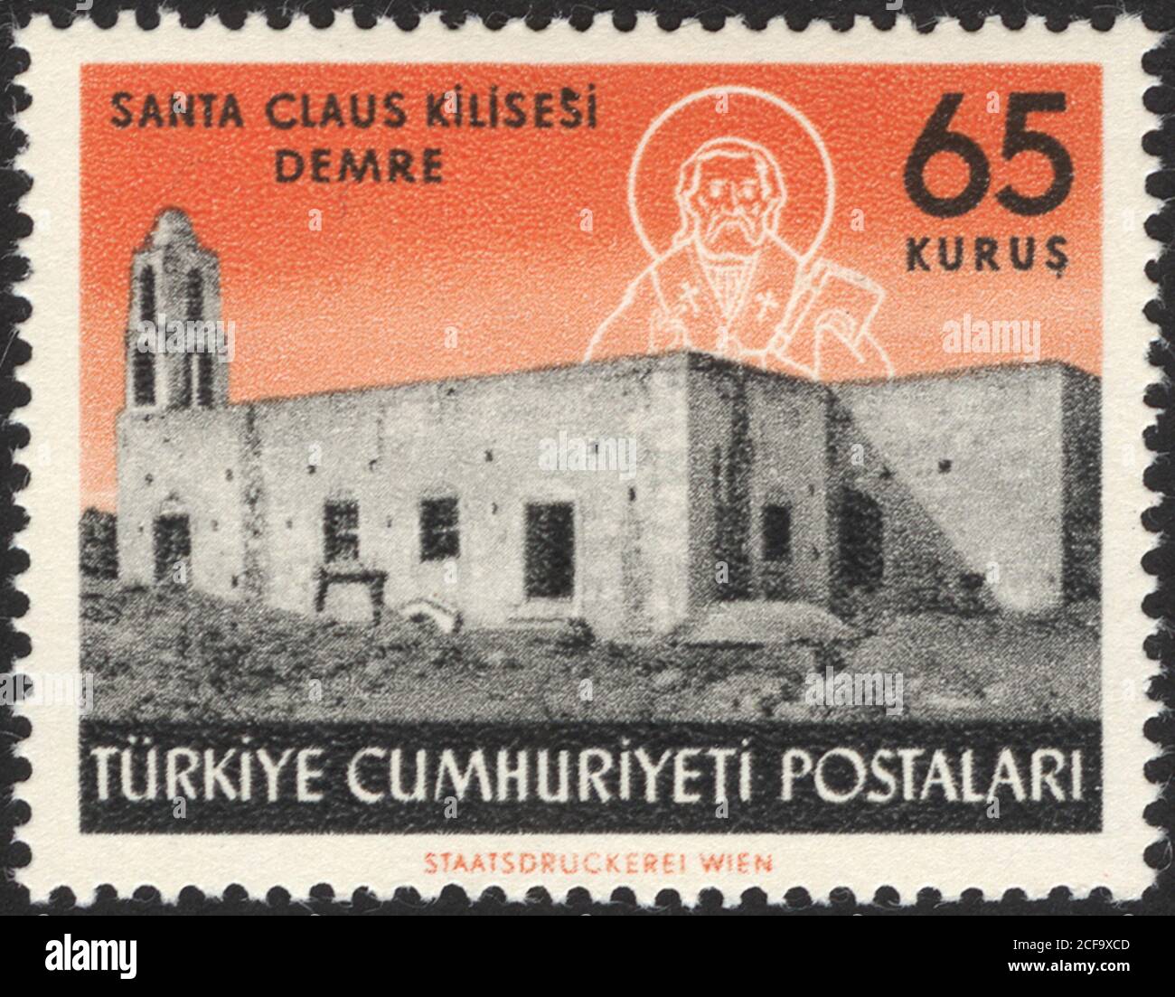 Republic of Turkey. Republic of Turkey postage stamp. Republic of ...