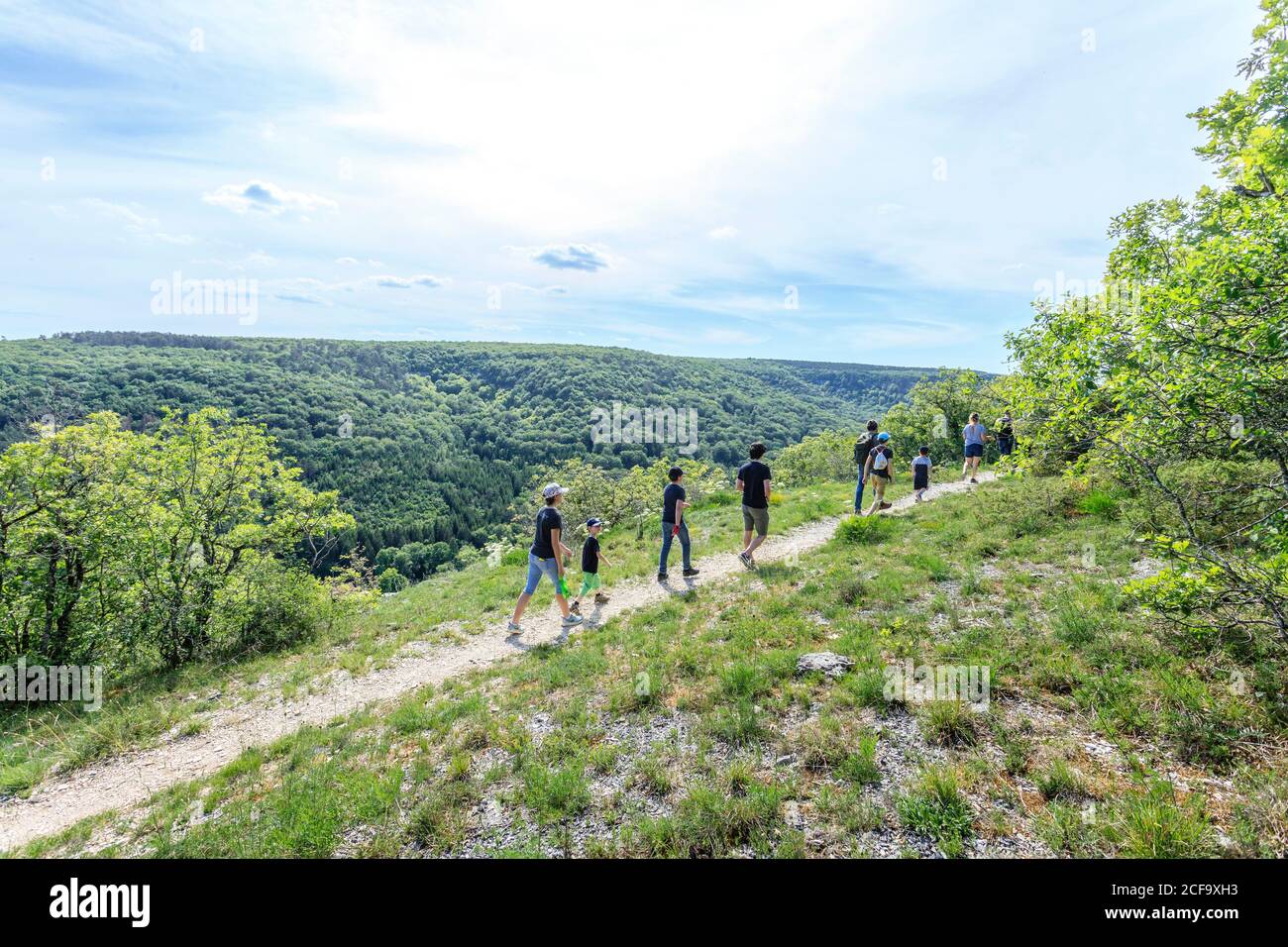 France, Cote d’Or, Val Suzon Regional Natural Reserve, Messigny et ...