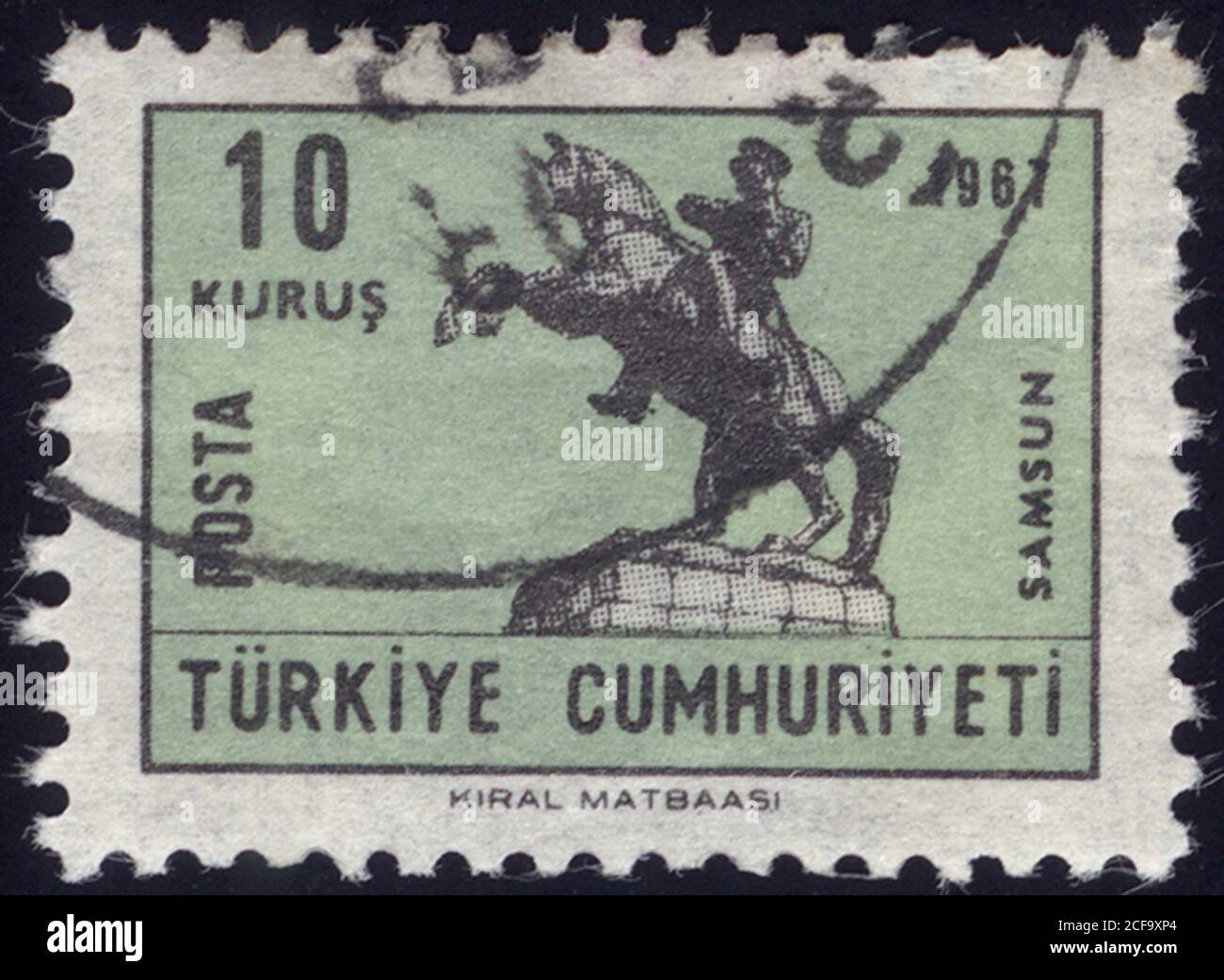 Republic of Turkey. Republic of Turkey postage stamp. Republic of ...