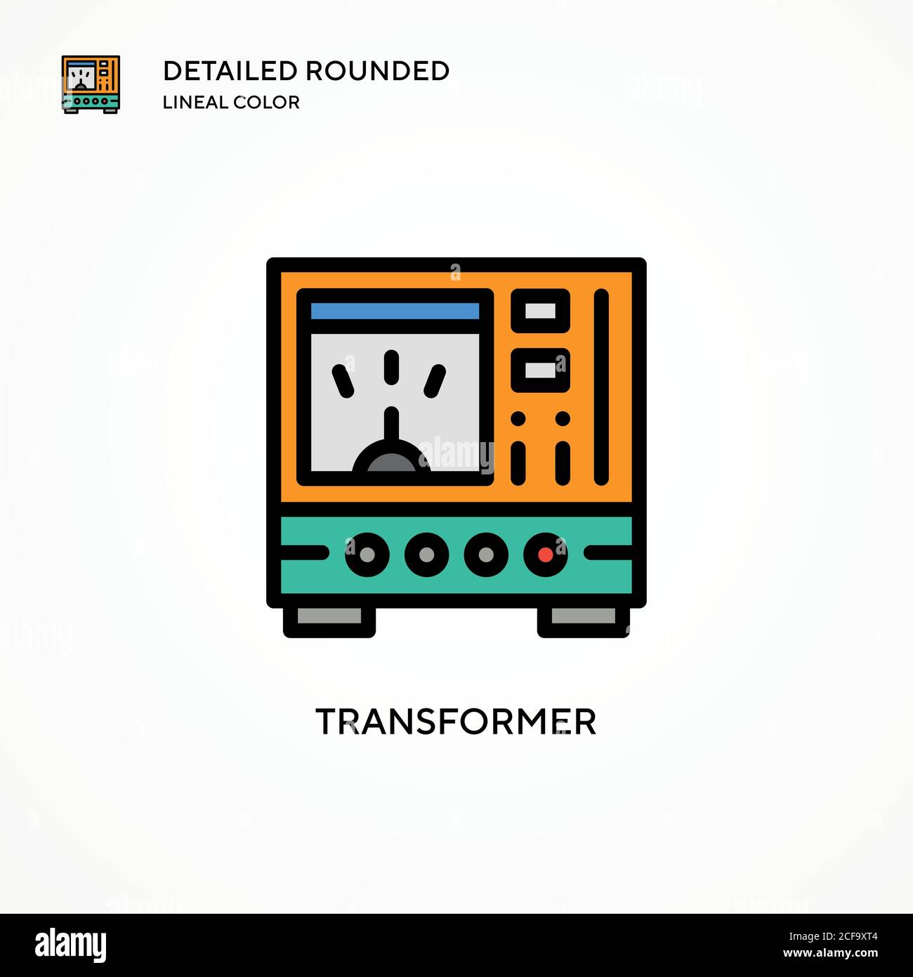 Transformer vector icon. Modern vector illustration concepts. Easy to ...