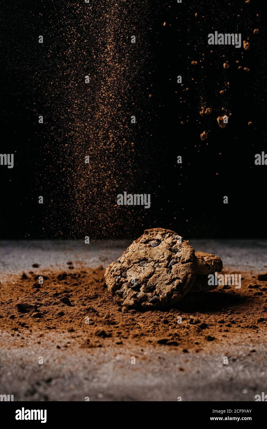 Confectionery spread on cocoa powder hi-res stock photography and ...