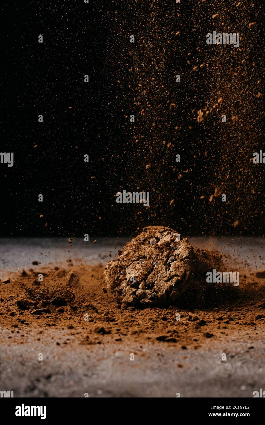 Confectionery spread on cocoa powder hi-res stock photography and ...