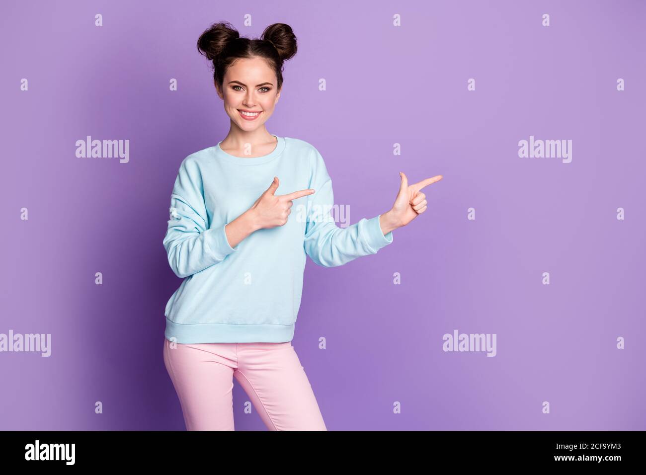 Female sales promoter hi-res stock photography and images - Alamy