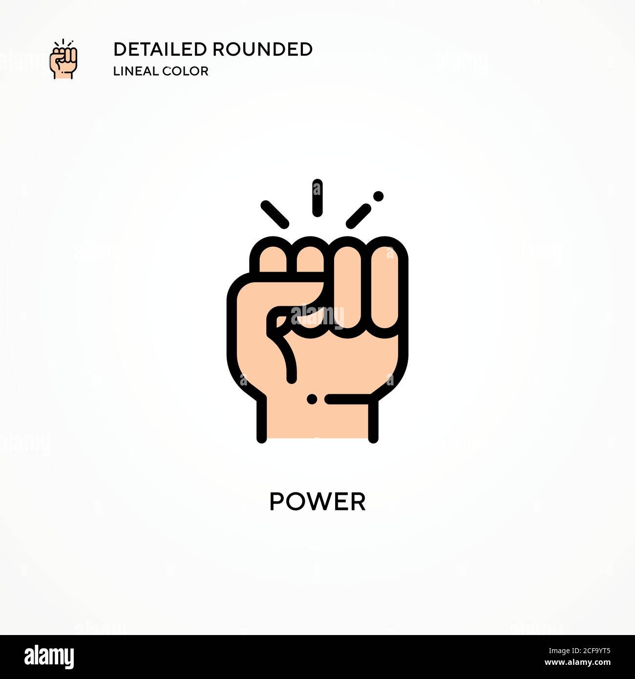 Power vector icon. Modern vector illustration concepts. Easy to edit ...