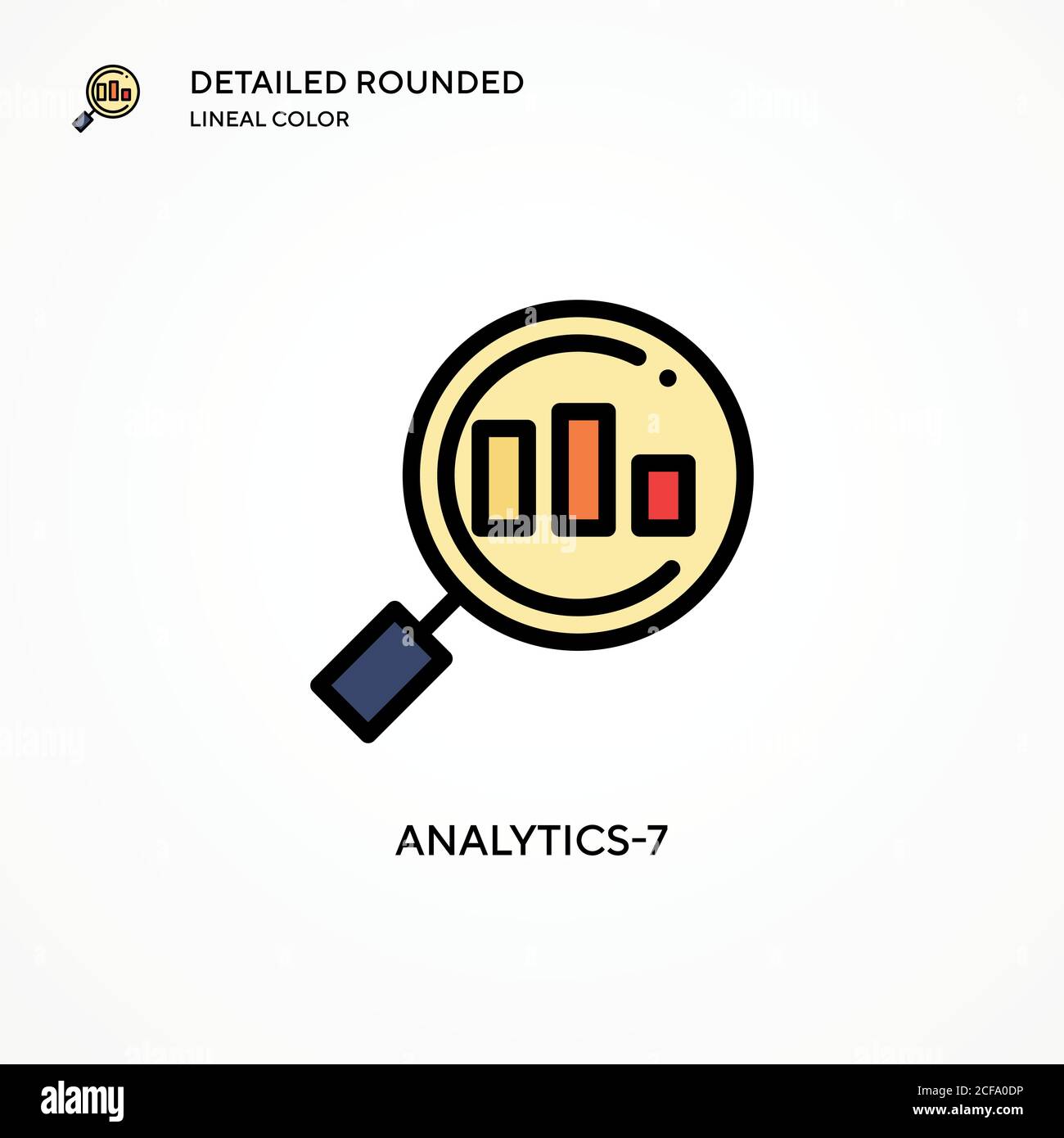 Analytics-7 vector icon. Modern vector illustration concepts. Easy to ...