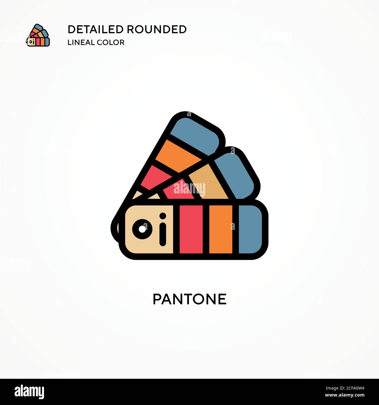 Pantone vector icon. Modern vector illustration concepts. Easy to edit ...