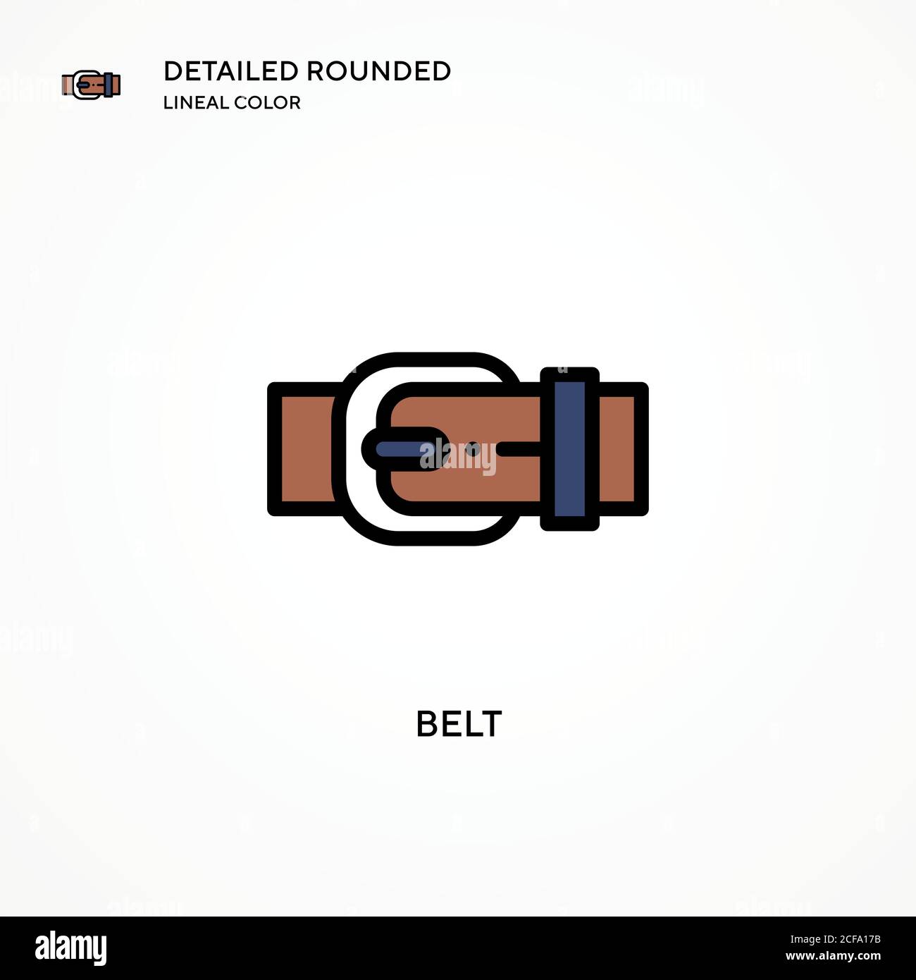 Belt vector icon. Modern vector illustration concepts. Easy to edit and ...