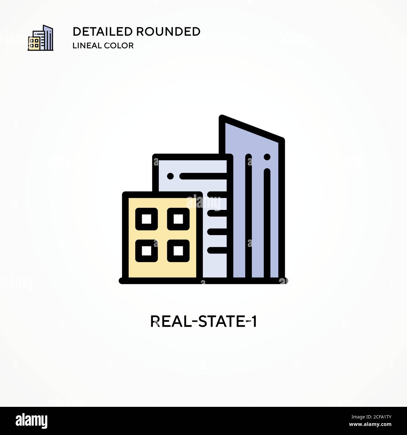 Real-state-1 vector icon. Modern vector illustration concepts. Easy to ...