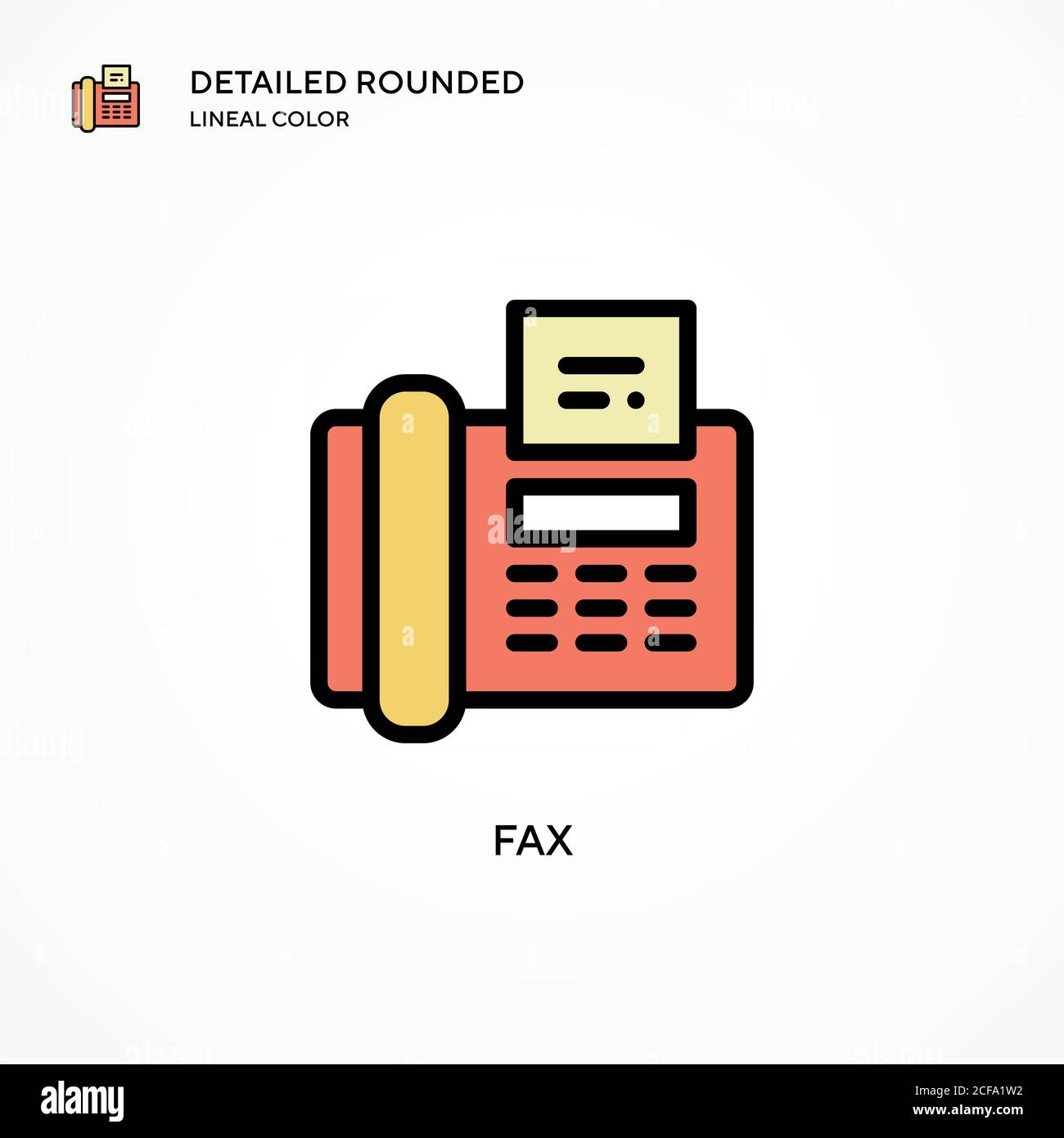 Icono Vectorial De Fax Fax (89517) The Noun Project Free Vector