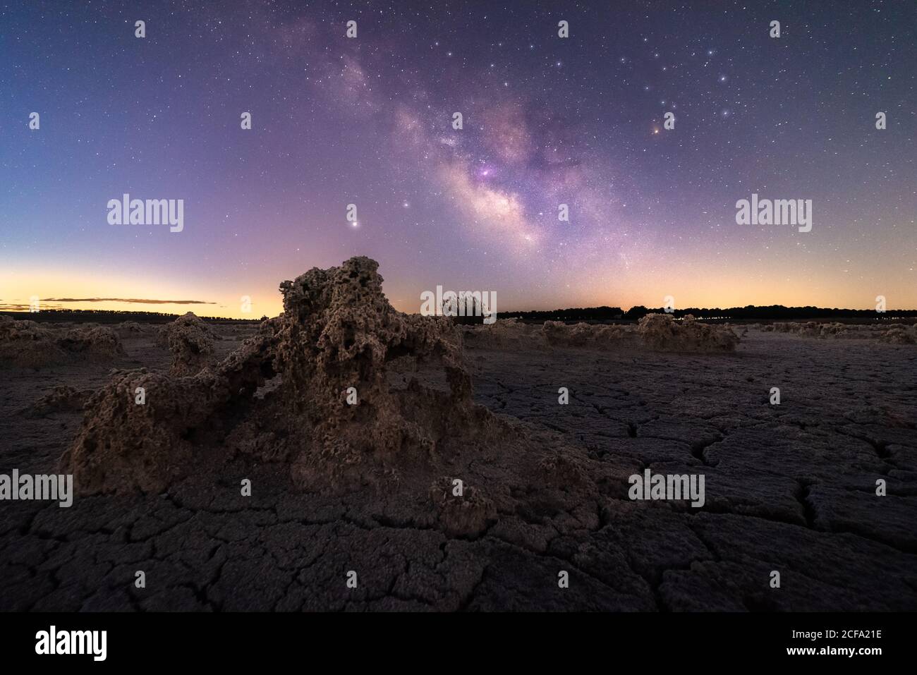 Colorful milky way hi-res stock photography and images - Alamy