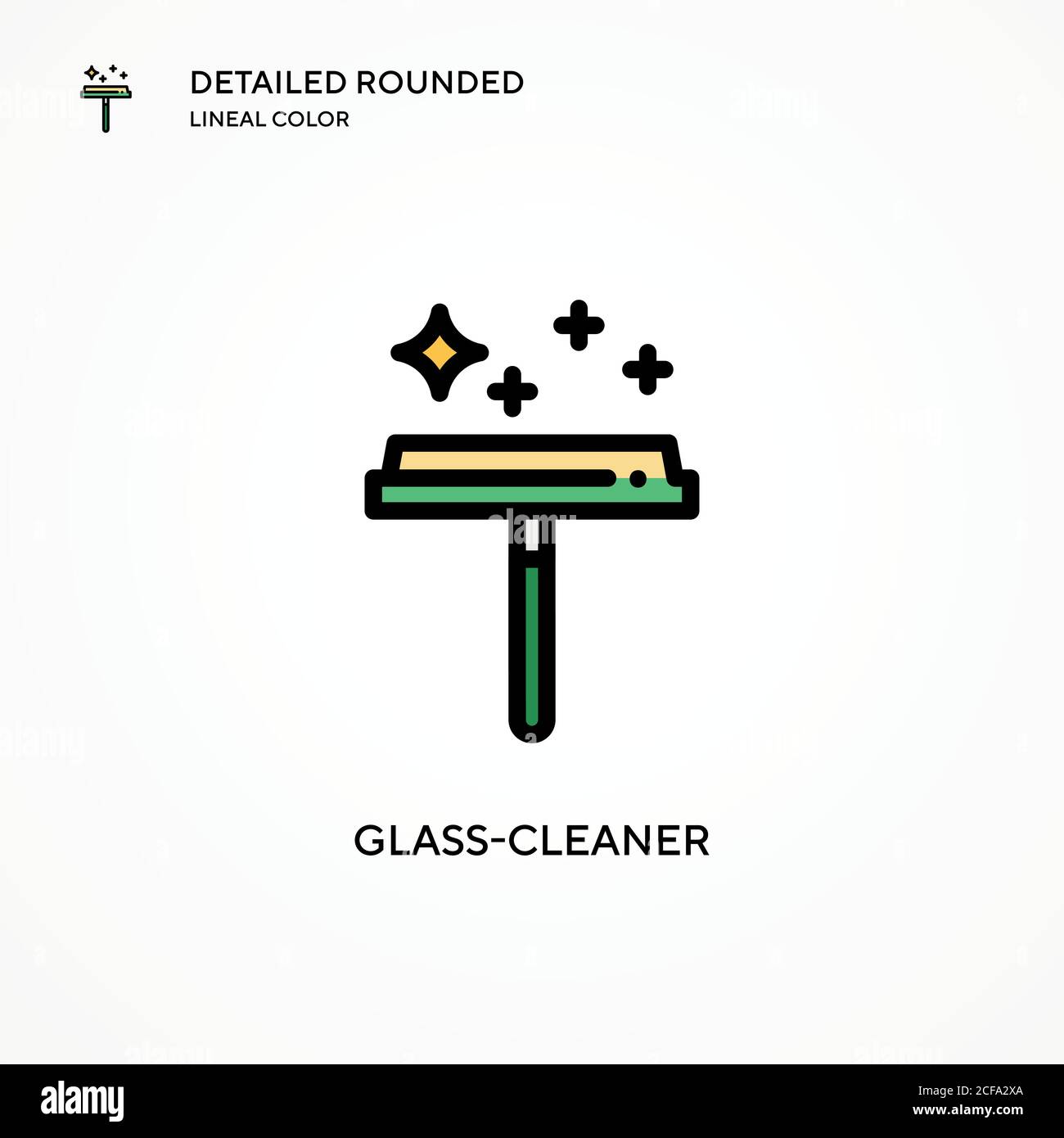 Glass-cleaner vector icon. Modern vector illustration concepts. Easy to ...