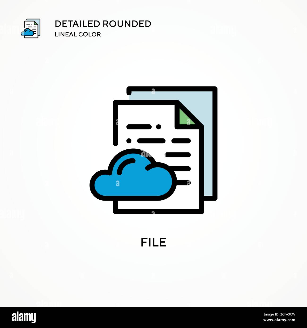 File vector icon. Modern vector illustration concepts. Easy to edit and ...