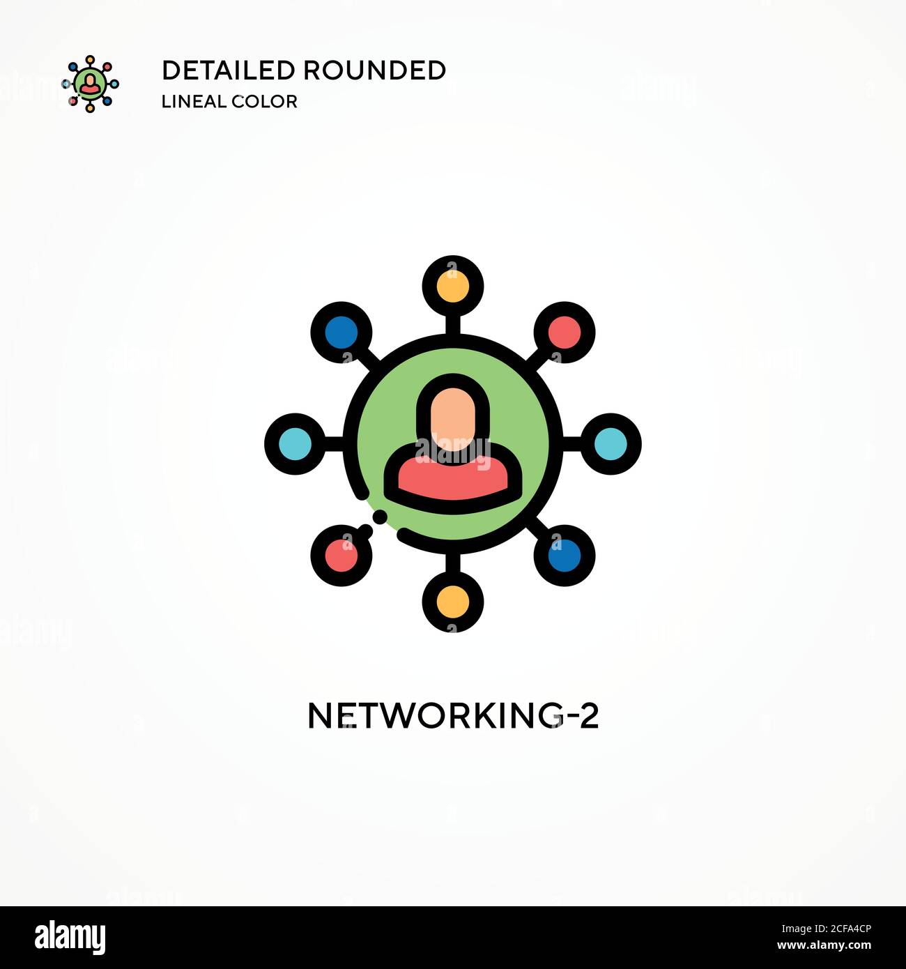 Networking-2 vector icon. Modern vector illustration concepts. Easy to ...