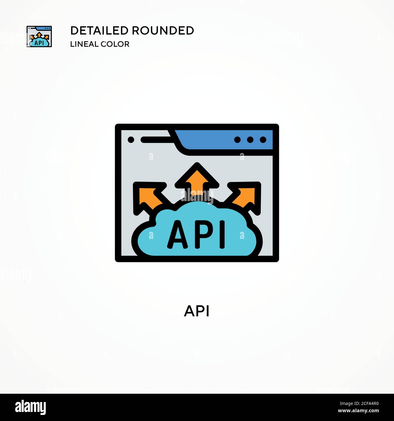 Api vector icon. Modern vector illustration concepts. Easy to edit and ...