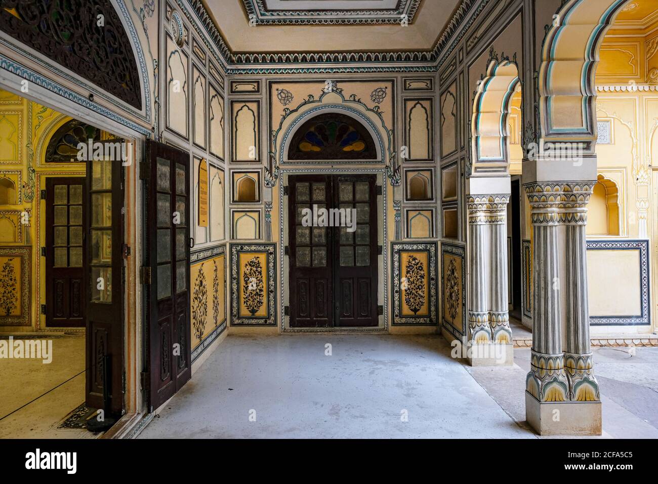 Jaipur, India - August 2020: View of the Nahargarh Fort, also known as ...