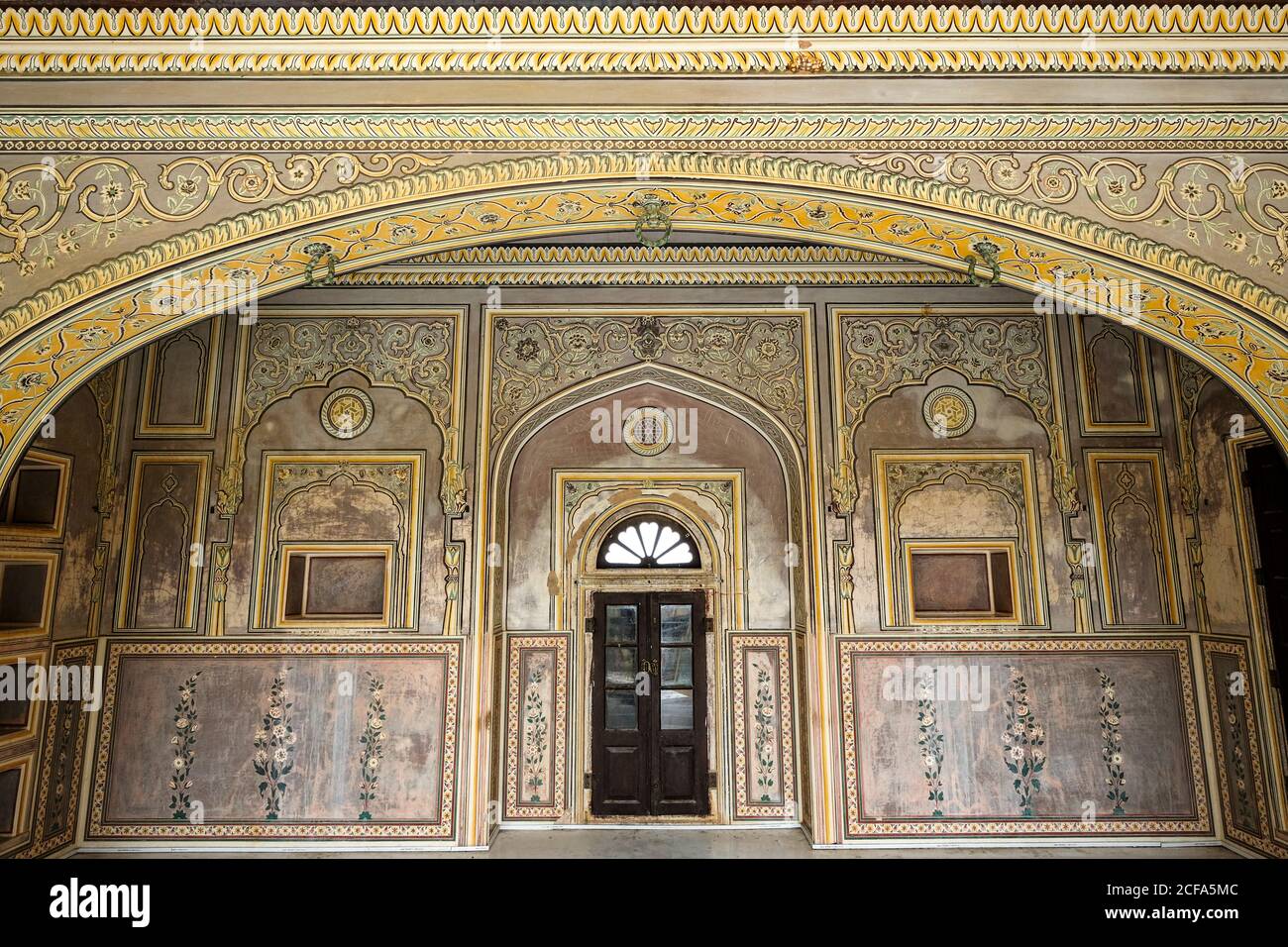 Jaipur, India - August 2020: View of the Nahargarh Fort, also known as ...