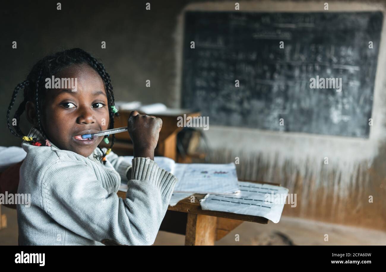 African school children lesson poverty hi-res stock photography and ...