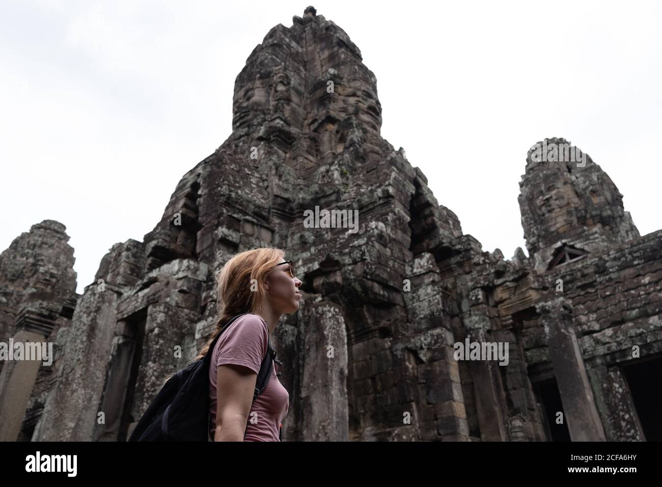 Tourist enjoying sightseeing Stock Photo - Alamy
