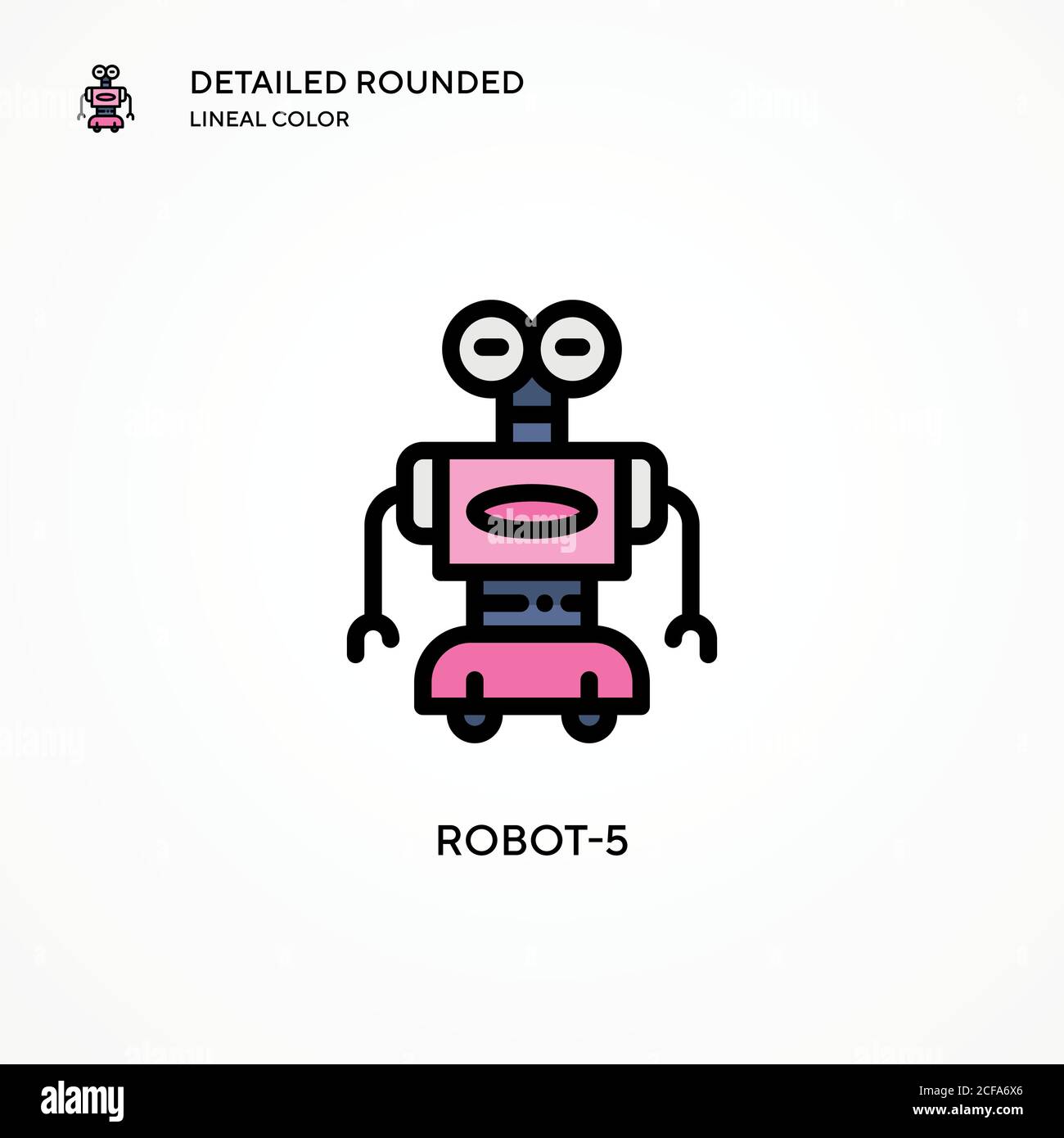 Robot-5 vector icon. Modern vector illustration concepts. Easy to edit ...