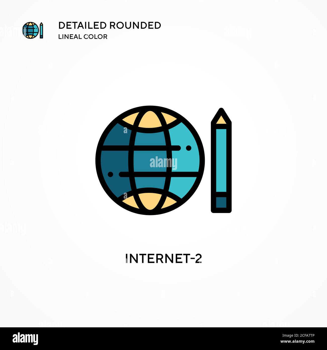Internet-2 vector icon. Modern vector illustration concepts. Easy to ...