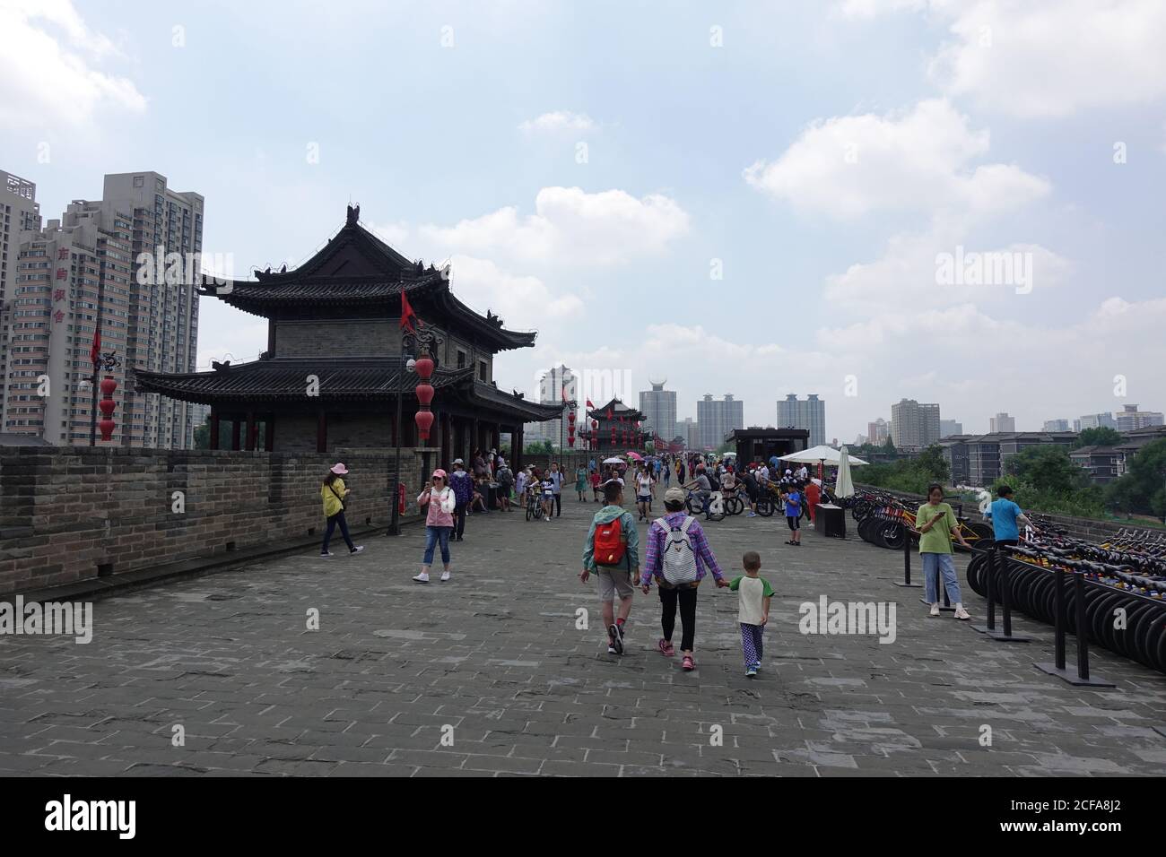 Xian ancient city walls hi-res stock photography and images - Alamy