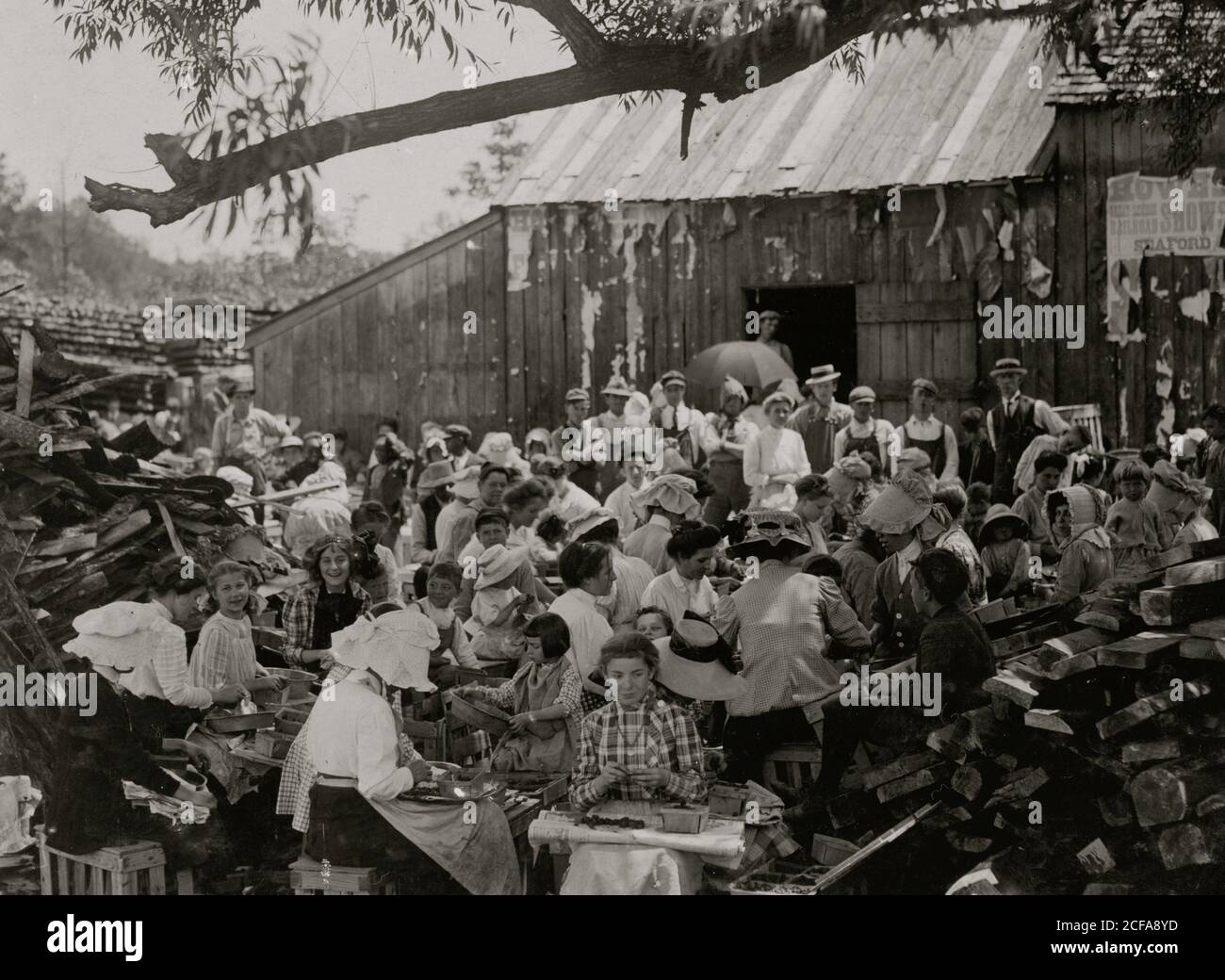 Hulling station of A. J. Johnson at Seaford, Del Stock Photo - Alamy