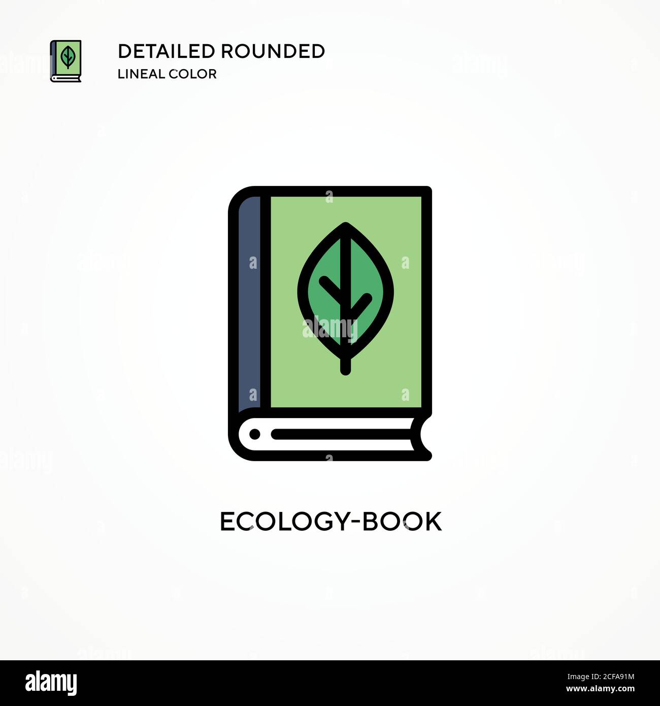 Ecology-book vector icon. Modern vector illustration concepts. Easy to ...