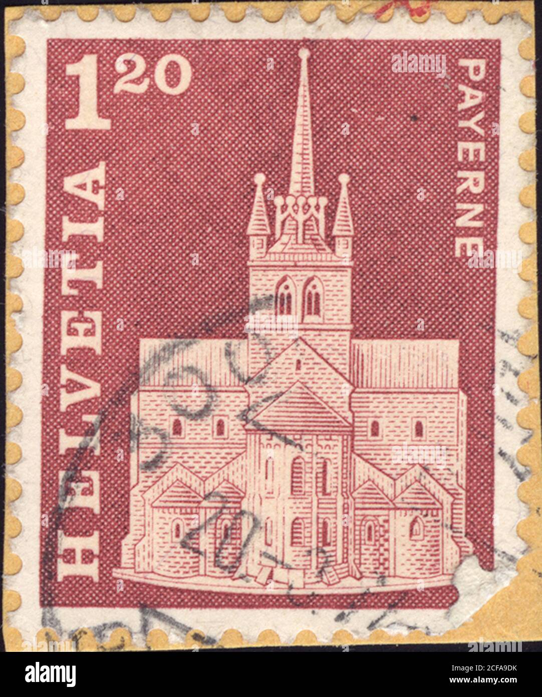 Postage stamps of the Swiss. Stamp printed in the Swiss. Stamp printed ...