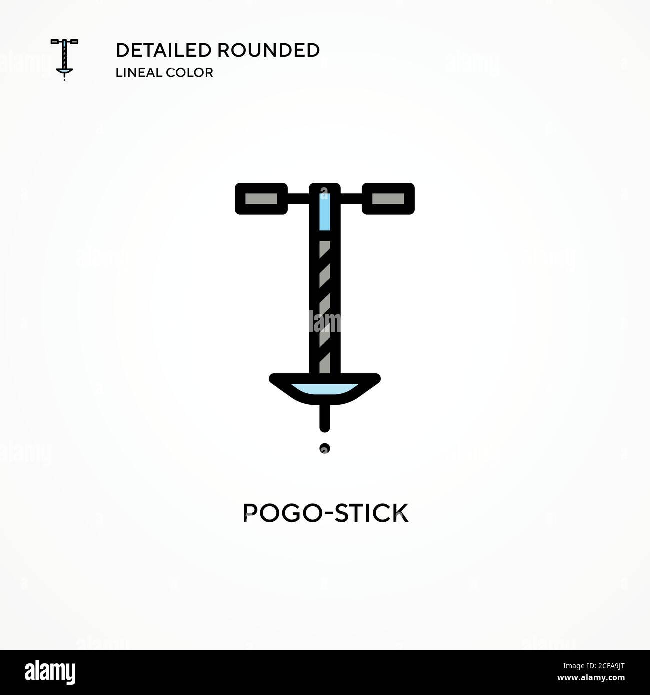 Children pogo stick Stock Vector Images - Alamy