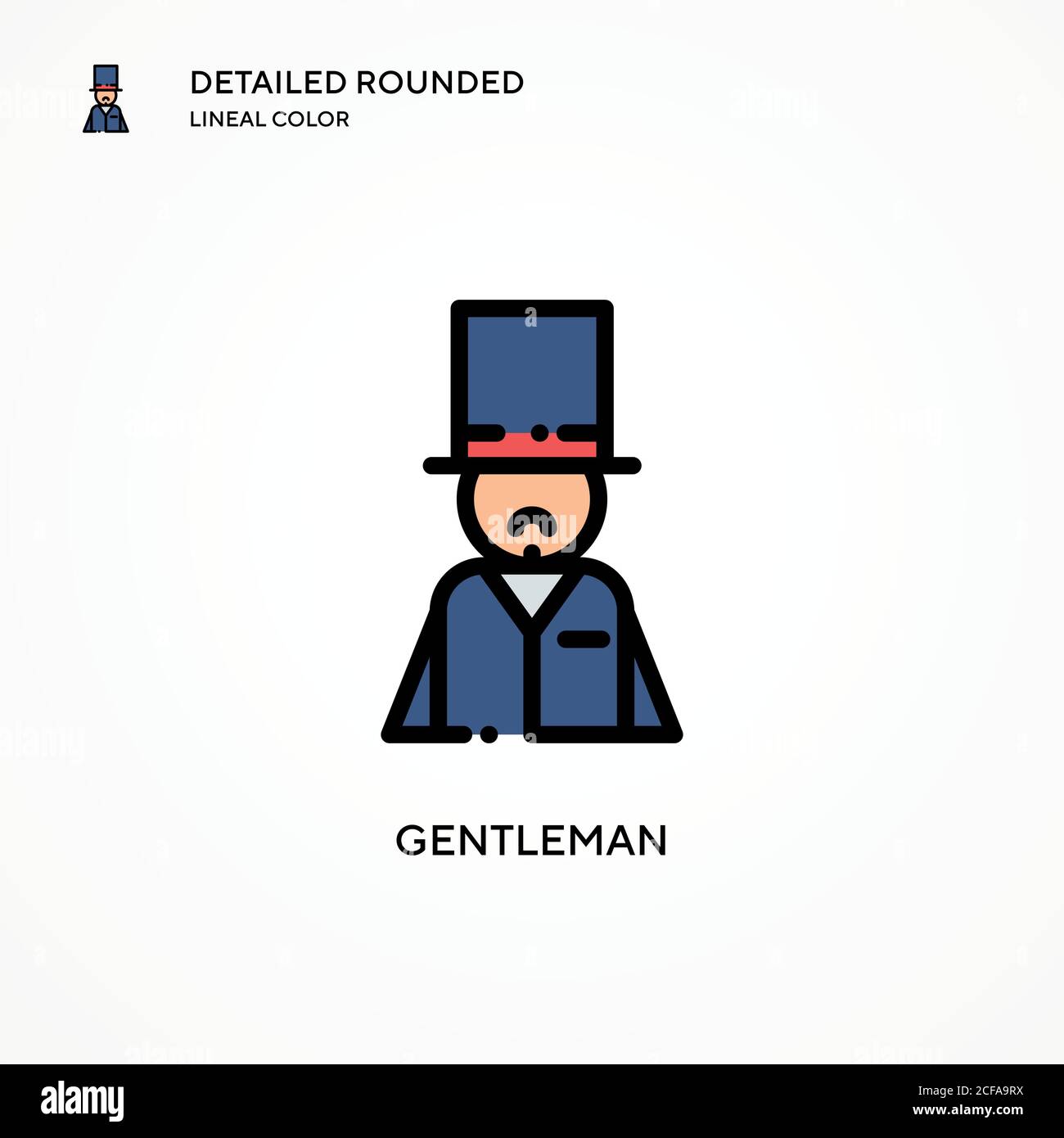 Victorian gentleman handsome Stock Vector Images - Alamy