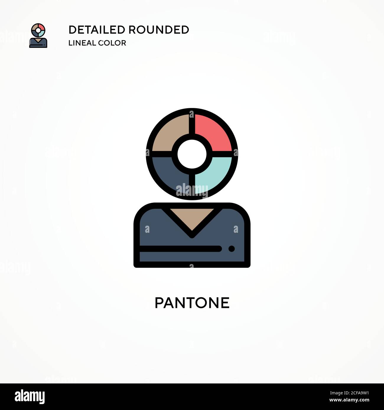 Pantone vector icon. Modern vector illustration concepts. Easy to edit ...