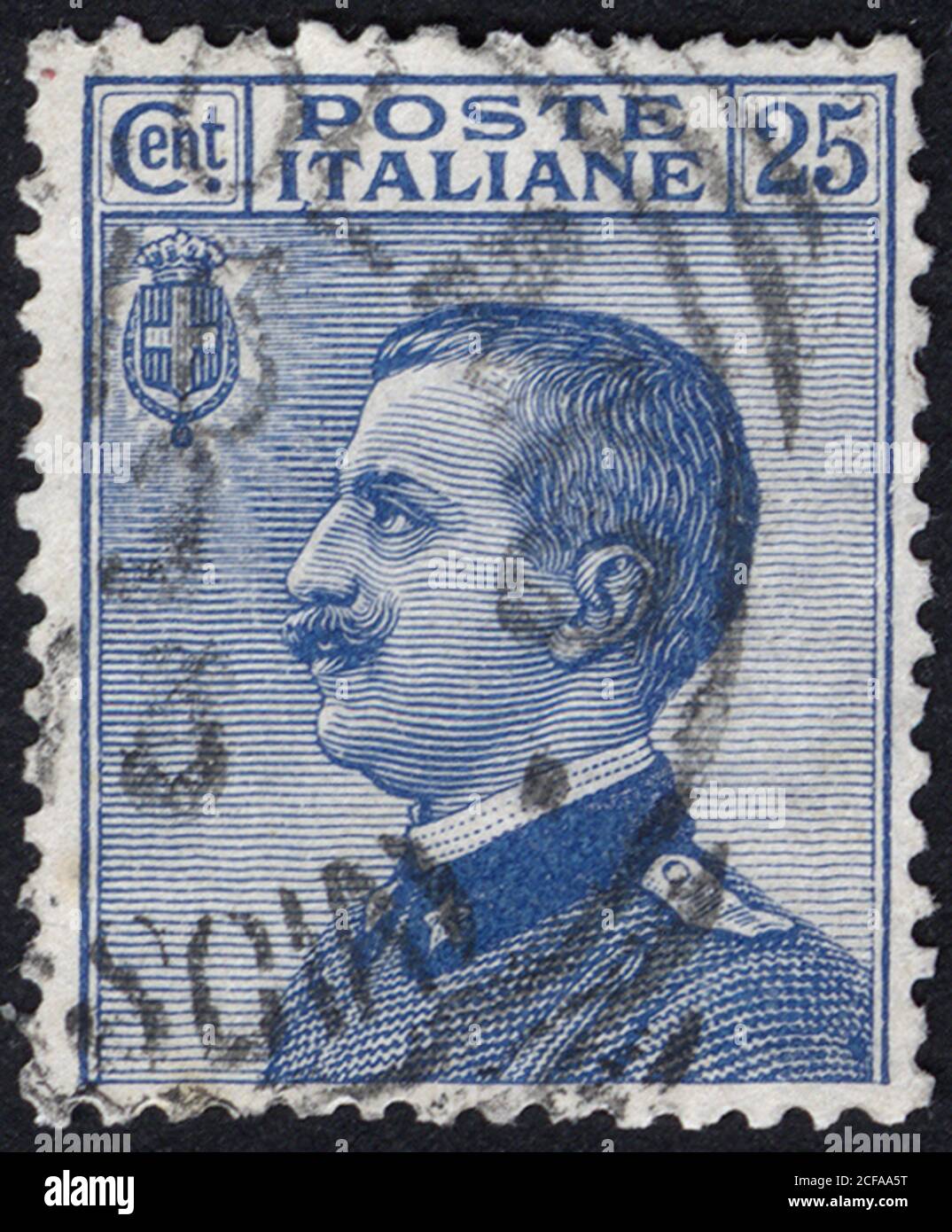 Postage stamps of the Italy. Stamp printed in the Italy. Stamp printed ...