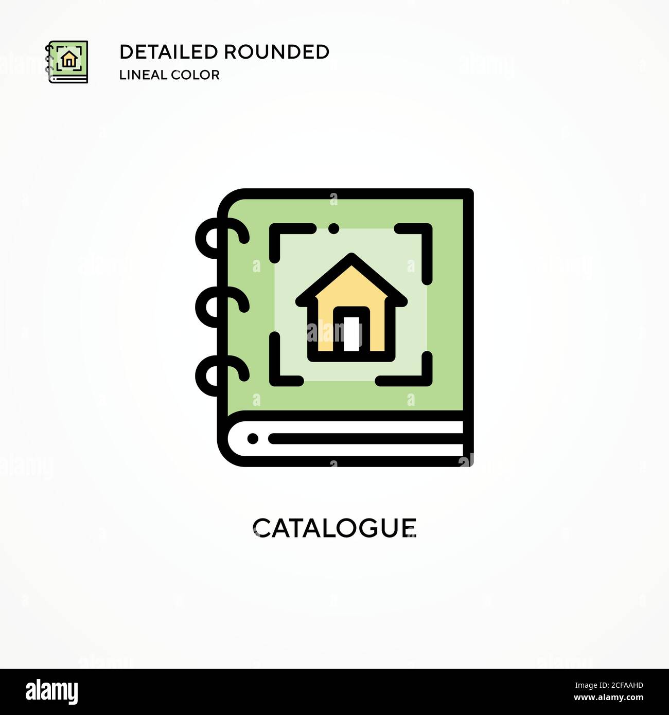 Catalogue vector icon. Modern vector illustration concepts. Easy to ...