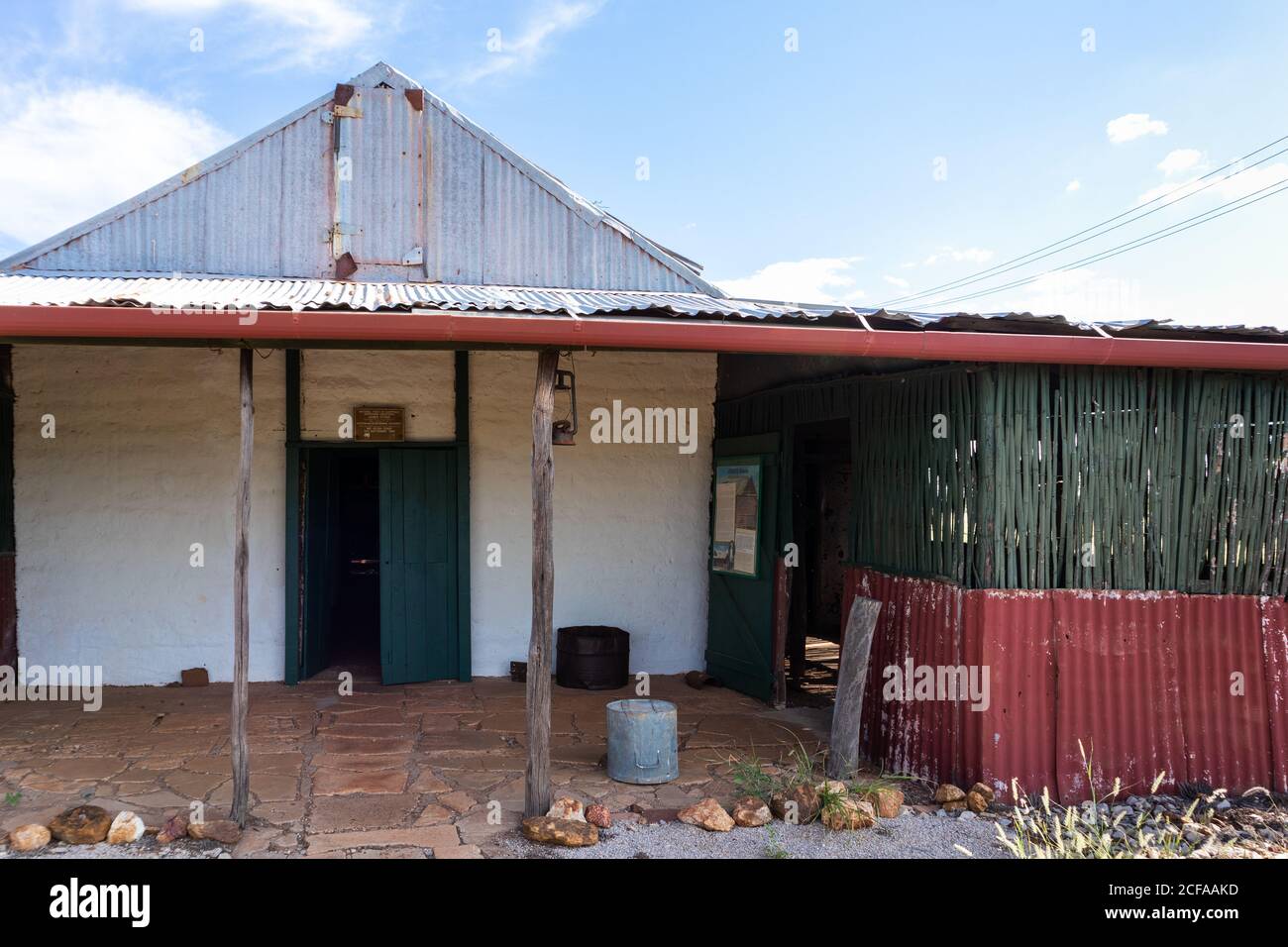 Facade of the historical Jones Store built in 1930. Museum depicting ...