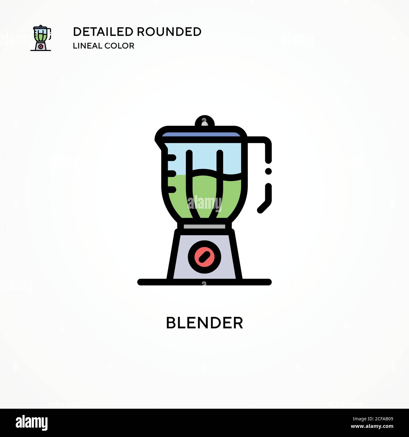 Blender vector icon. Modern vector illustration concepts. Easy to edit ...