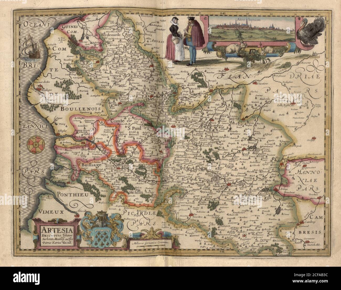 Map of arras hi-res stock photography and images - Alamy