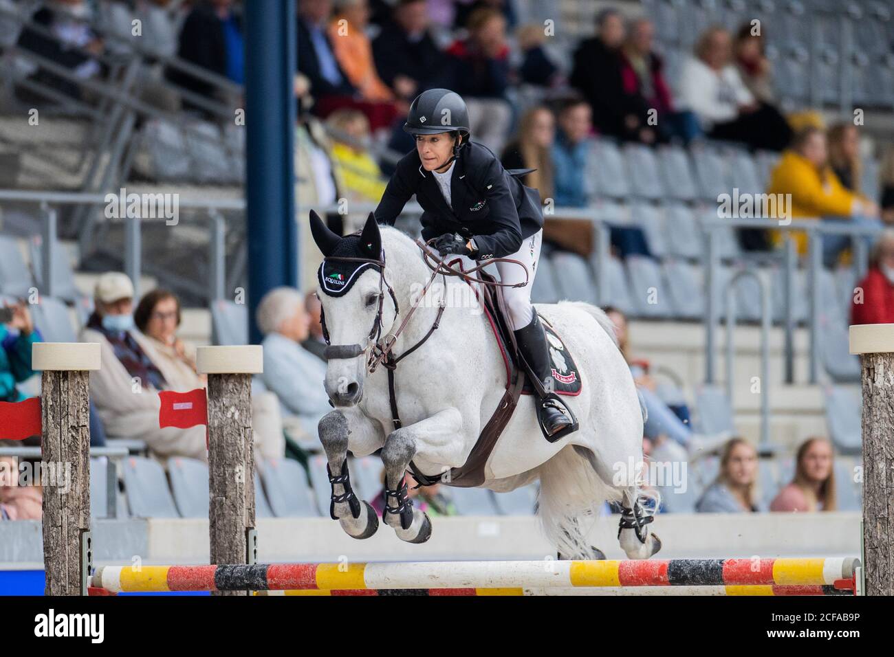 Aachen, Germany. 04th Sep, 2020. Laura Kraut, show-jumper from the USA ...