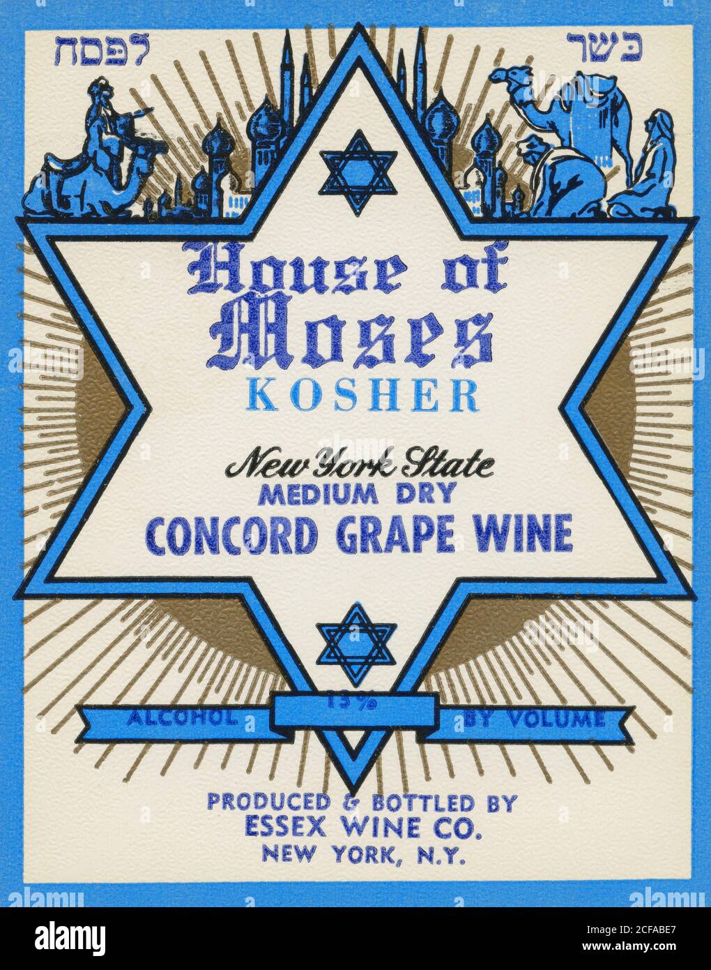 House of Moses Kosher Concord Grape Wine Stock Photo - Alamy