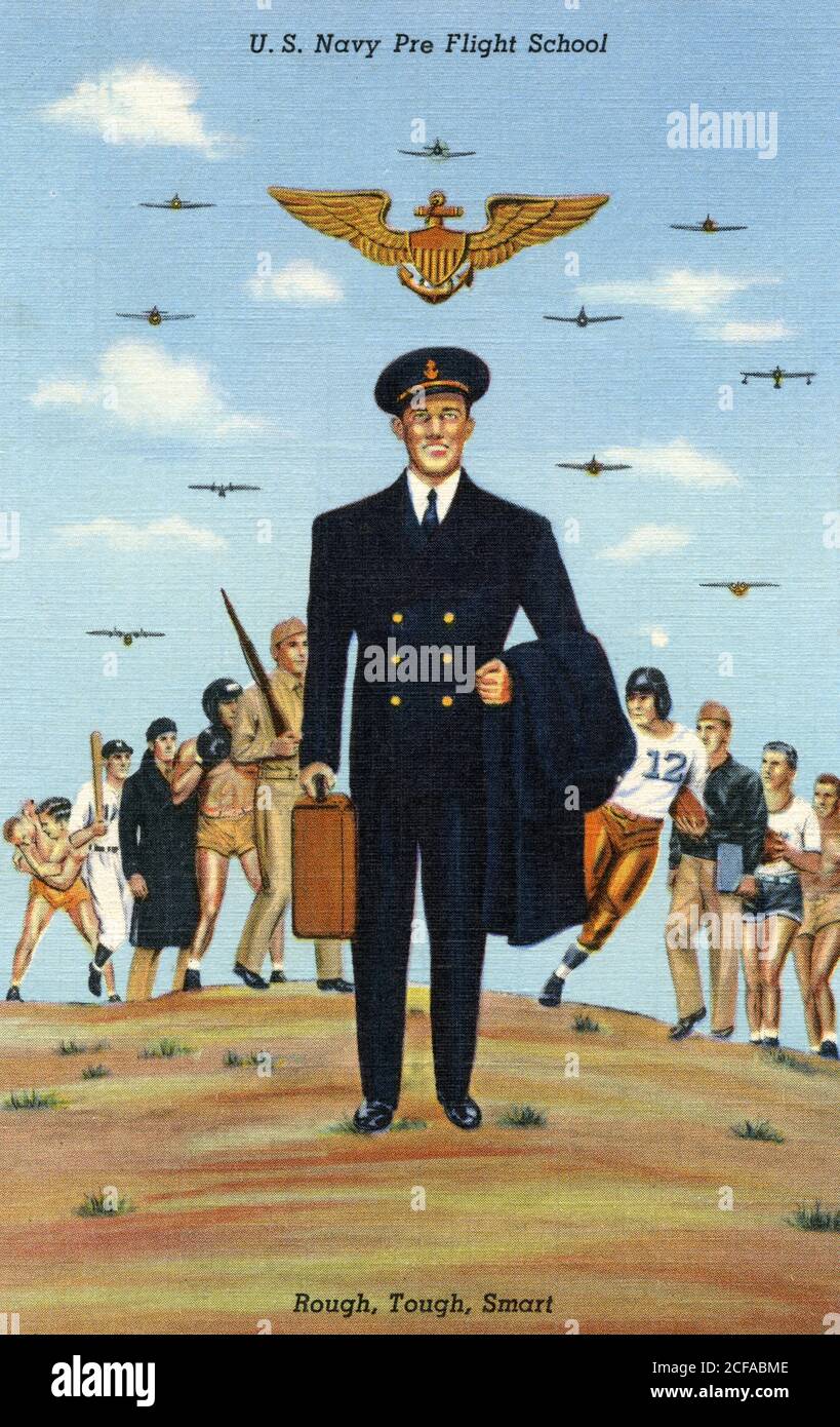 U.S. Navy Pre Flight School Stock Photo - Alamy