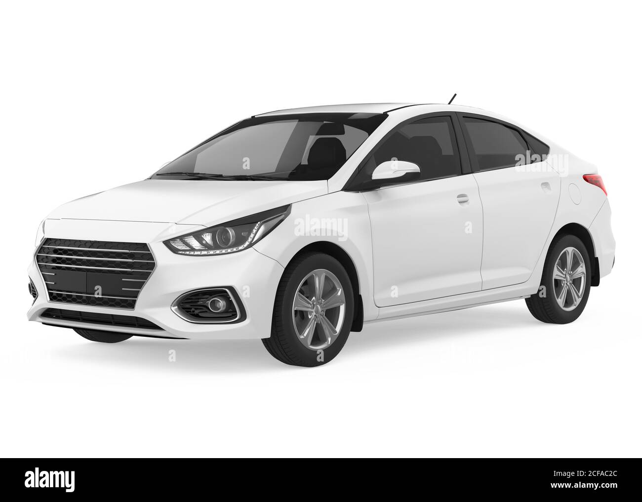 Sedan Car Isolated Stock Photo - Alamy