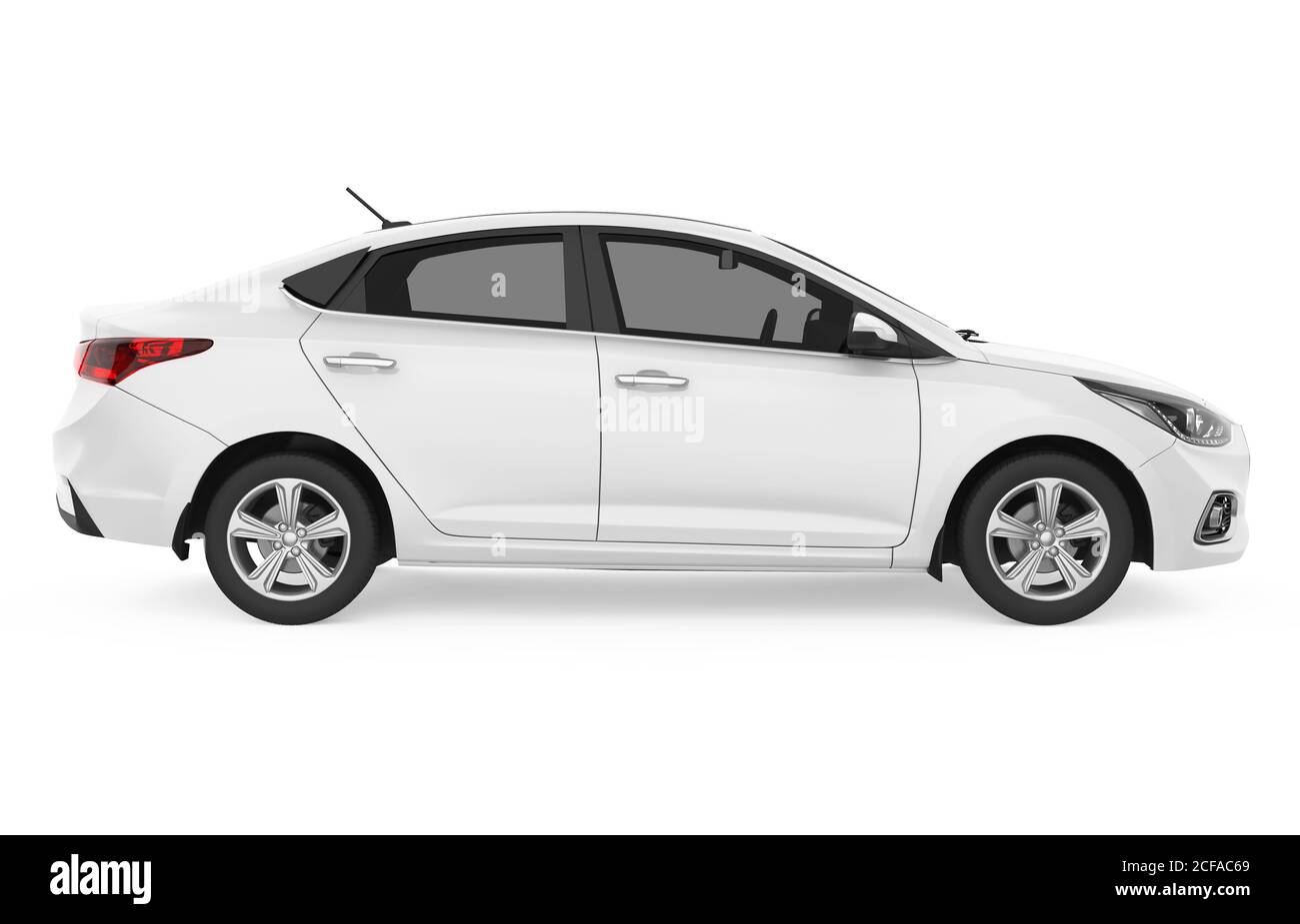 Sedan Car Isolated Stock Photo - Alamy