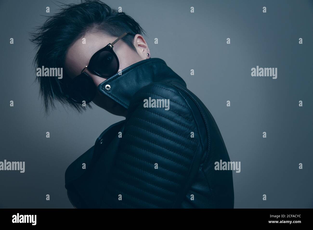 Female punk rocker hi-res stock photography and images - Alamy