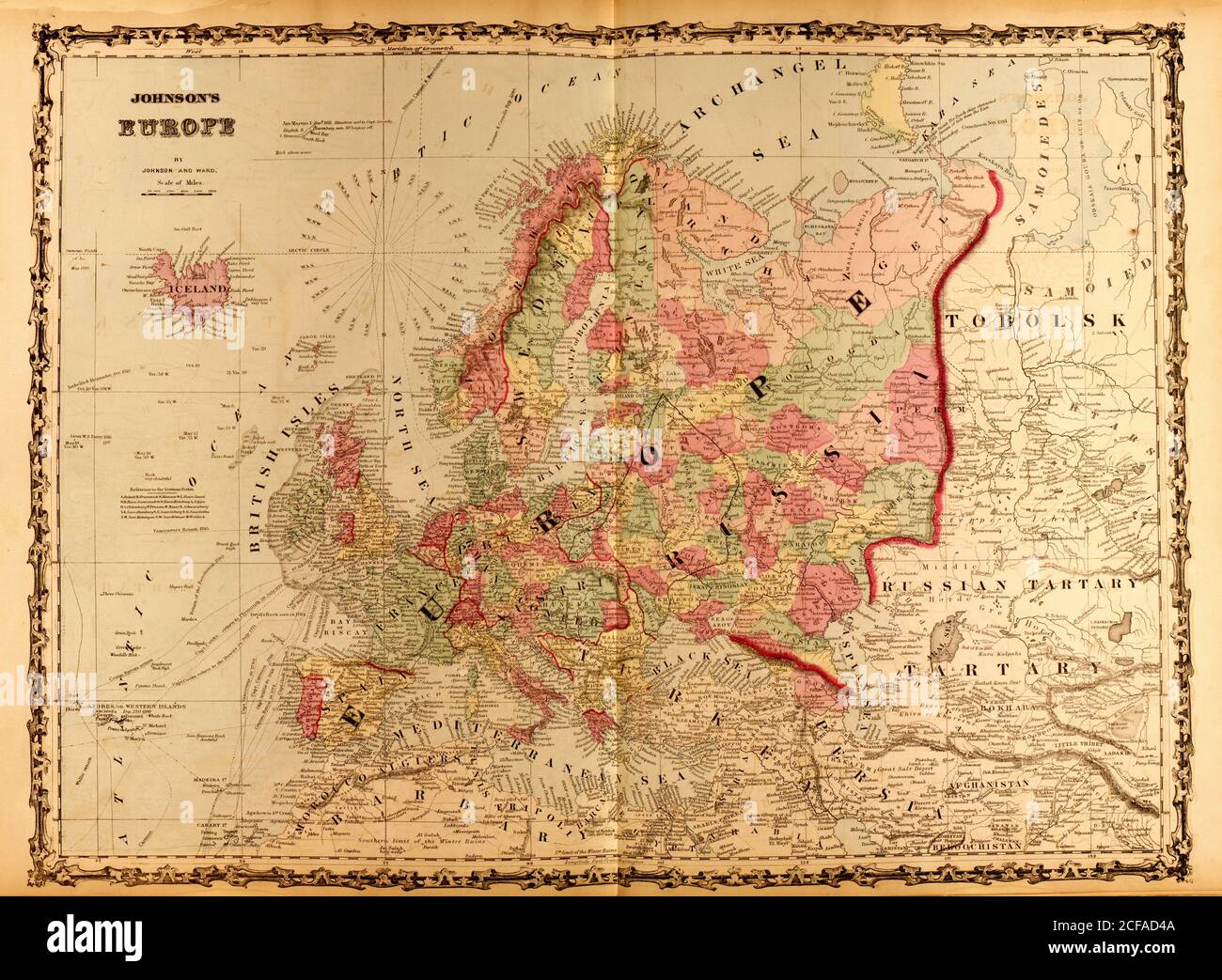 Atlas maps europe hi-res stock photography and images - Alamy