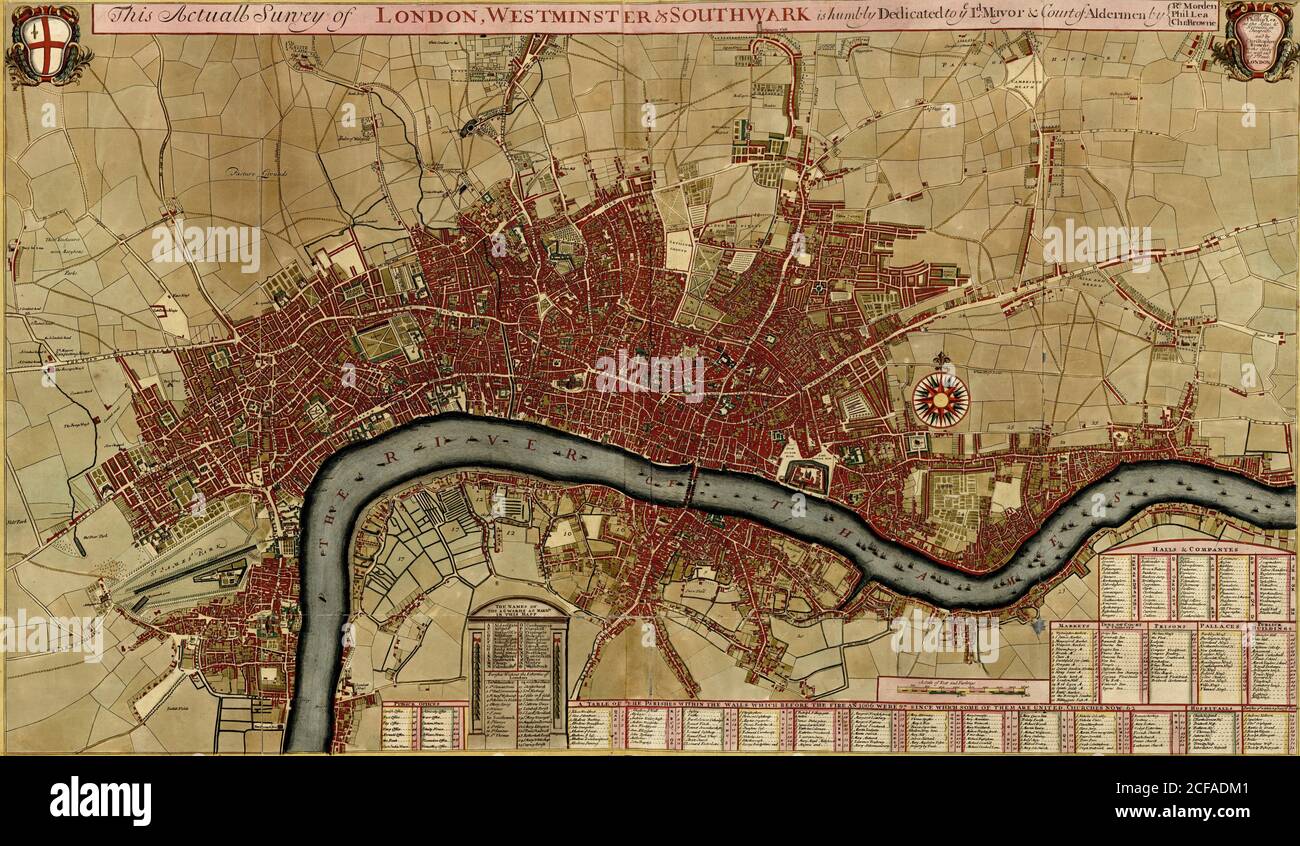 Medieval maps of london hi-res stock photography and images - Alamy