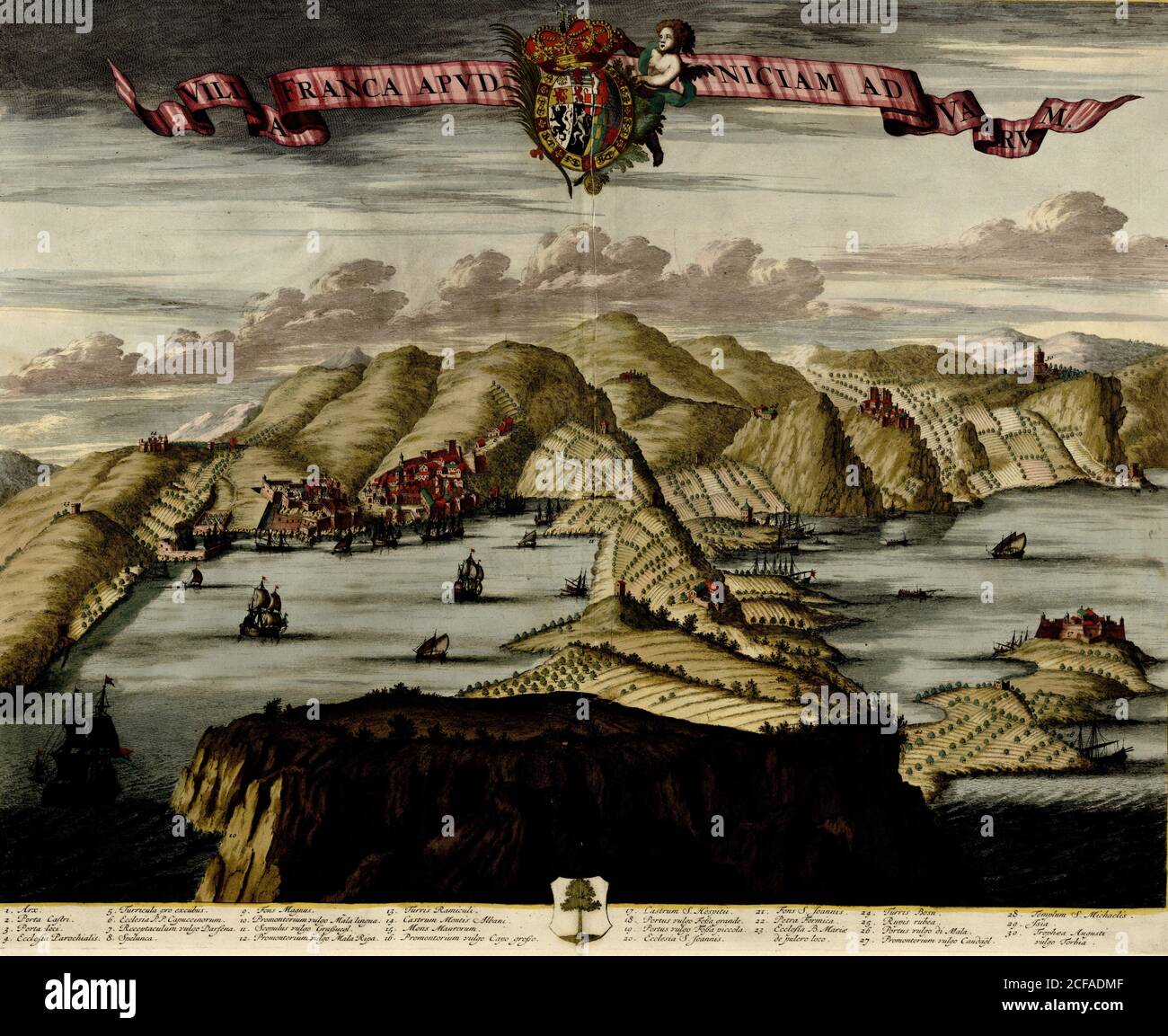 Nice on the Mediterranean - 1700 Stock Photo - Alamy